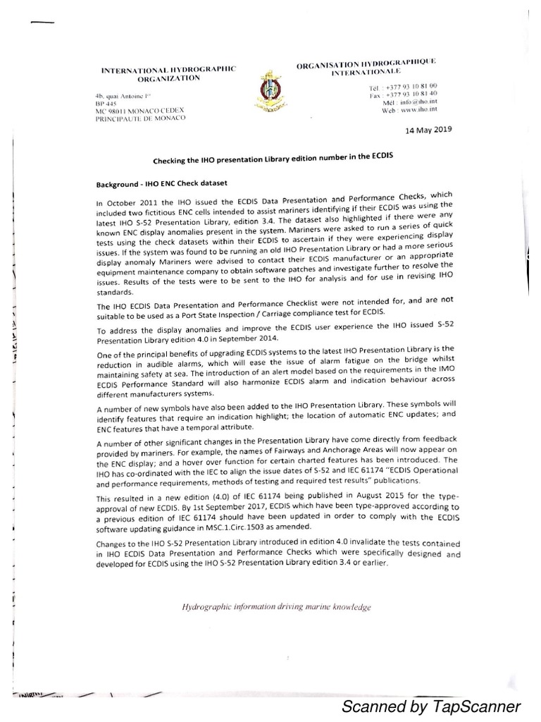 IHO Presentation Library 4.0 | PDF