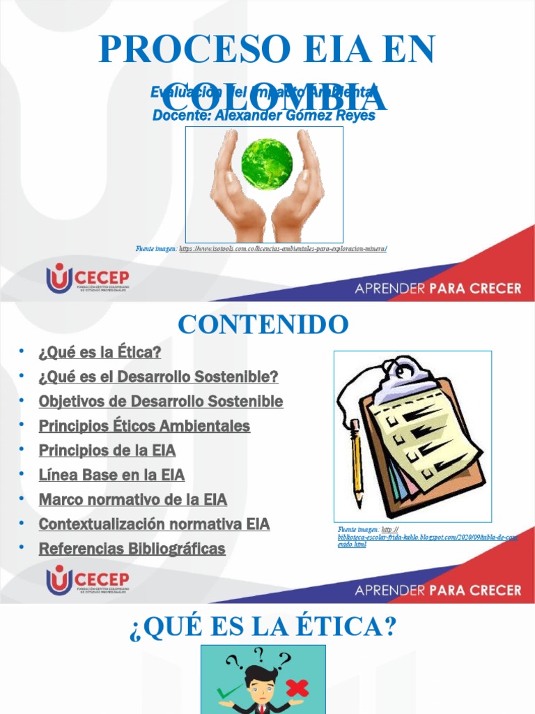 Proceso EIA en Colombia | PDF | Evaluación de impacto ambiental | Sustentabilidad