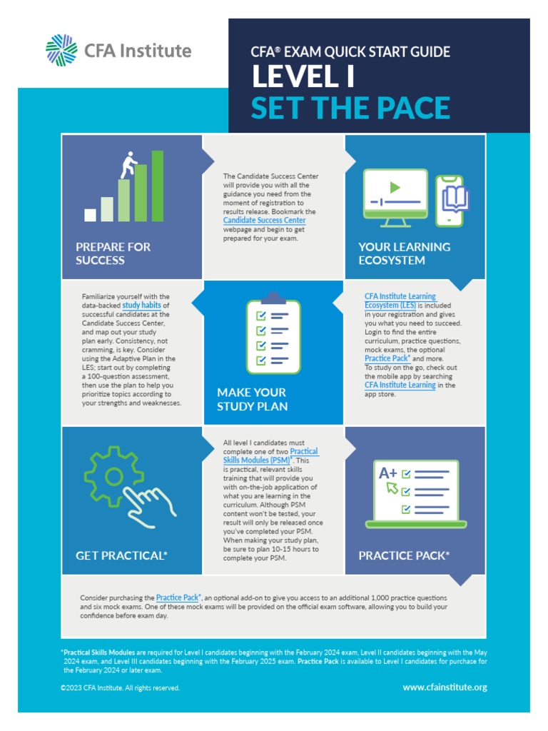CFA Program-quick-start-guide-level-1-CBT | PDF