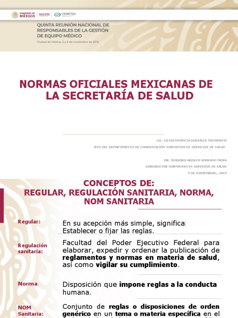 Normas Oficiales Mexicanas de Enfermeria | PDF