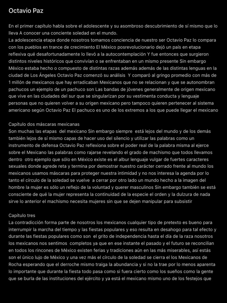 Octavio Paz | PDF