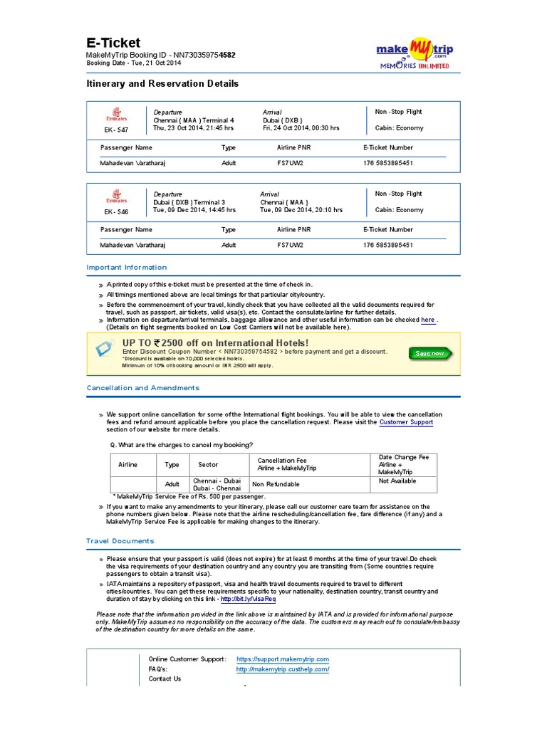 NN730359754582 ETicket | PDF