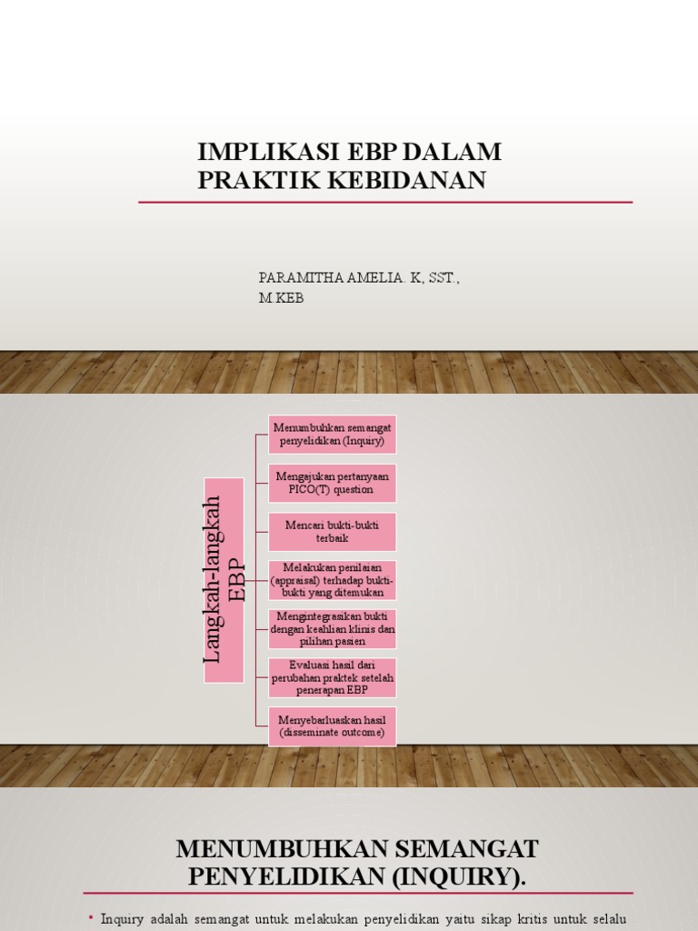 Implikasi EBP Dalam Praktik Kebidanan | PDF