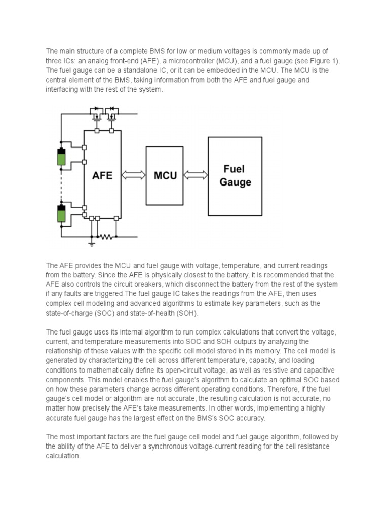 Battery Management System | PDF | Passivity (Engineering) | Microcontroller
