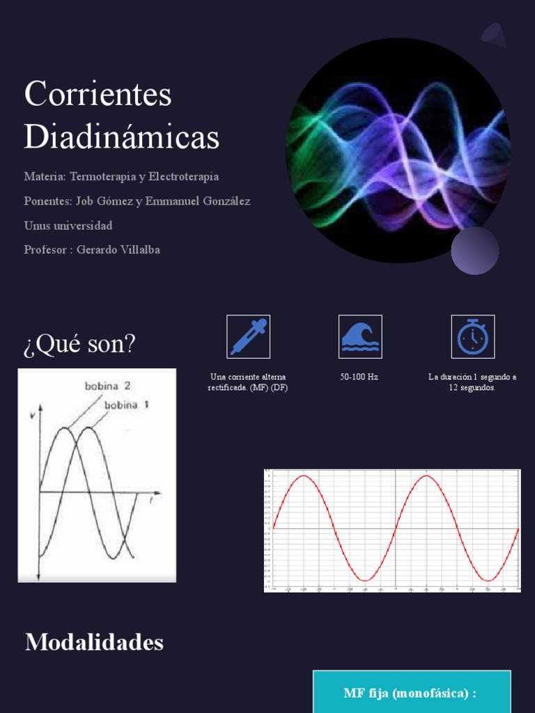 Corrientes Diadinamicas | PDF
