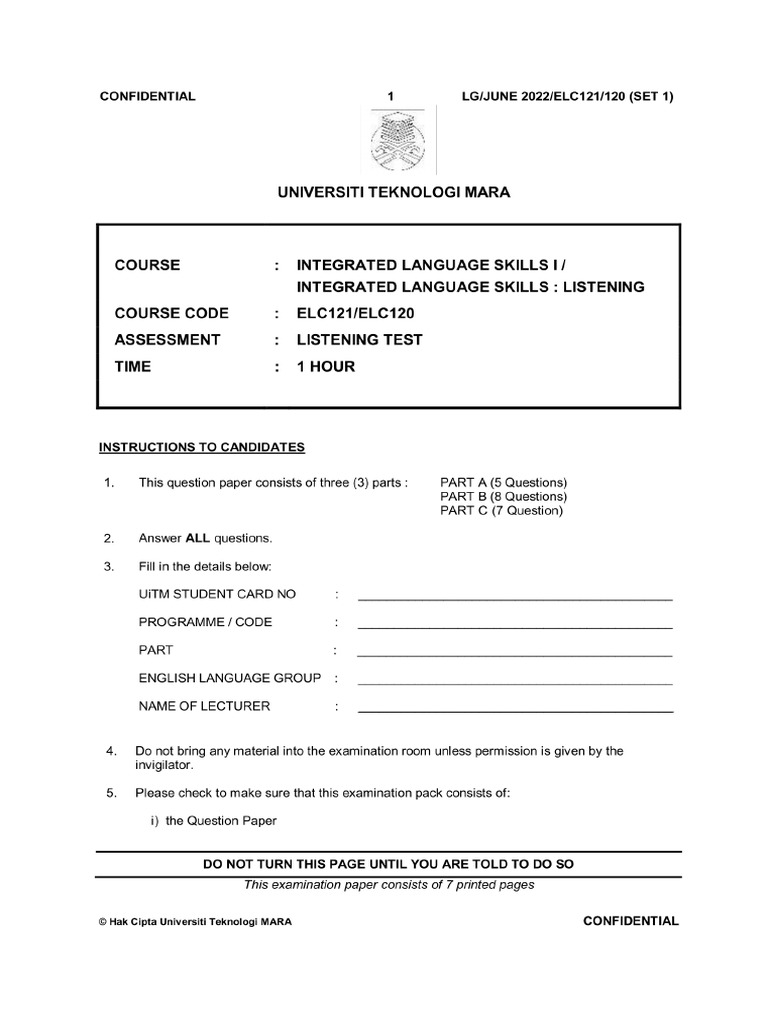 Elc121 Lt Set1 Qp | PDF