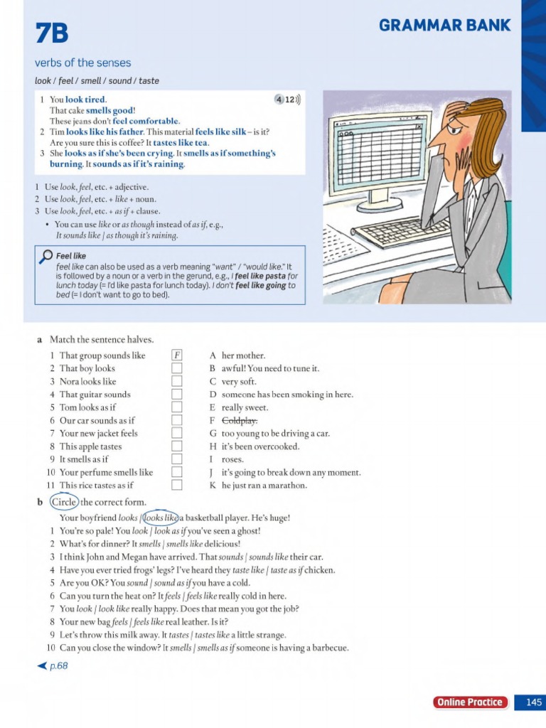 Sensory Verbs for ESL Learners | PDF | Language Arts & Discipline