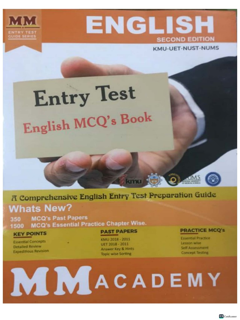 MM English Book For ETEA | PDF