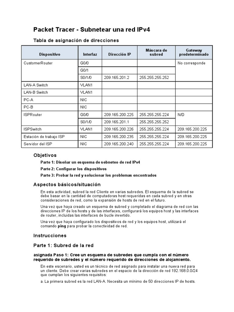 Packet Tracer | PDF | Computers