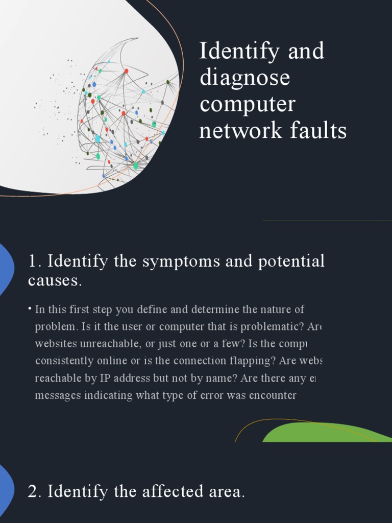 Identify and Diagnose Computer Network Faults | PDF