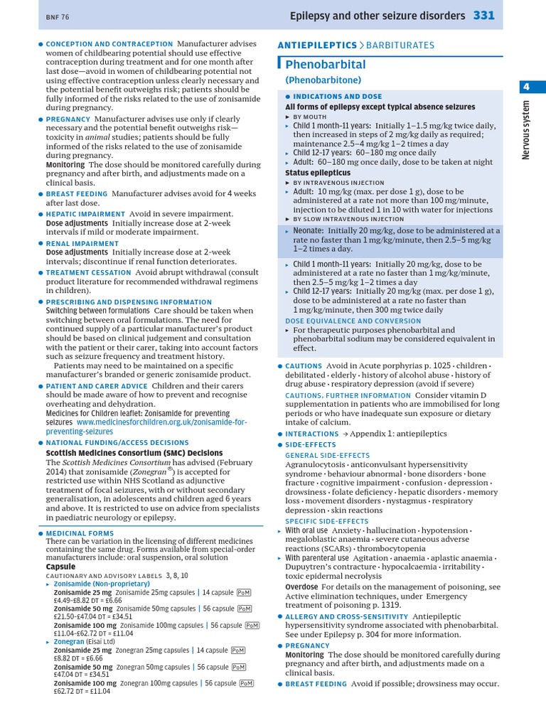BNF - 76 - British - National - Formulary - Septem-357-358 Phenobarbtal ...