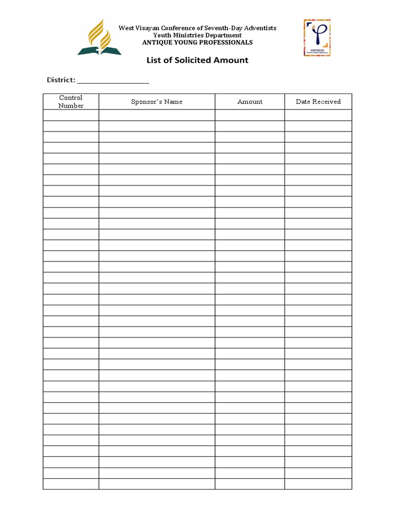 AYP Solicited Amount Form | PDF