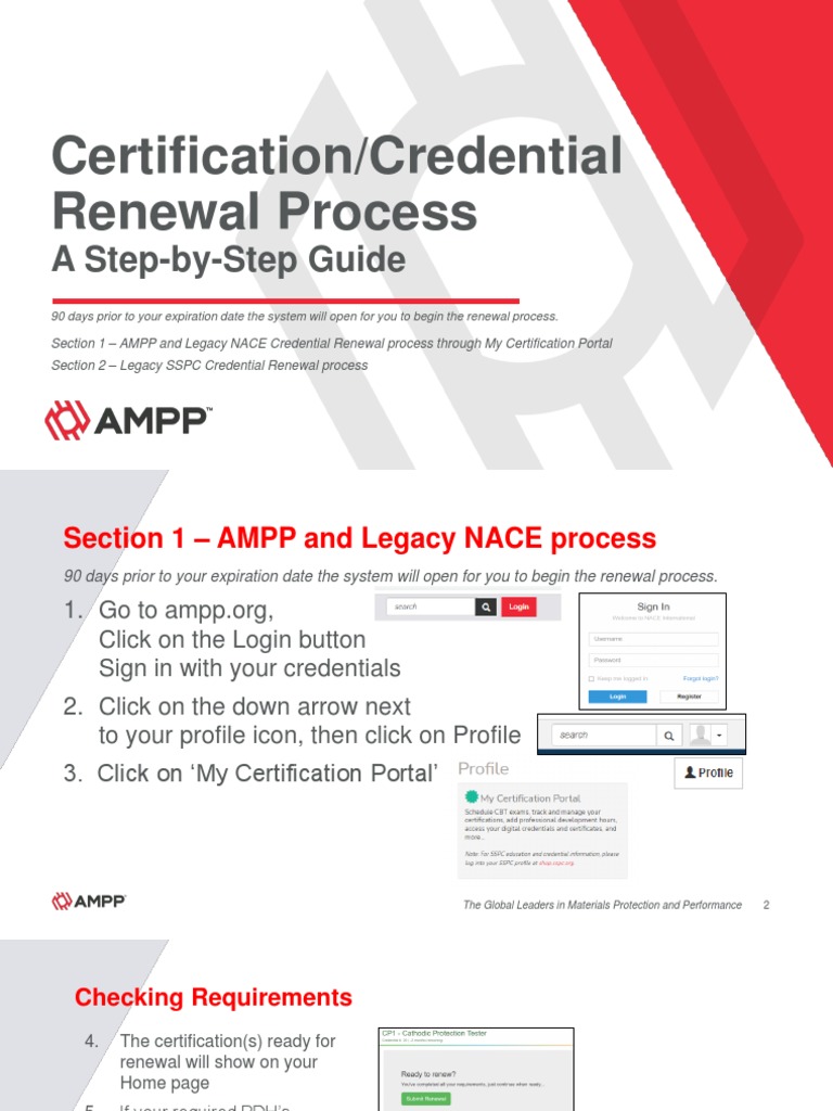 Certification Renewal Guide | PDF | Software | Computing