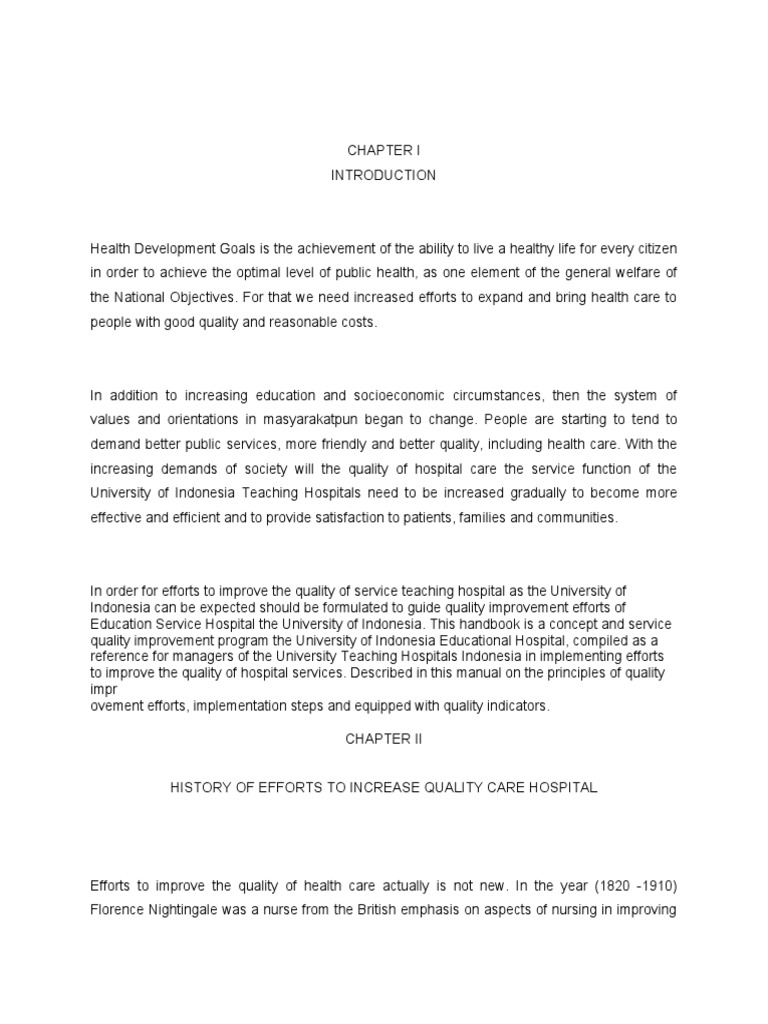 Guidelines Quality Improvement | PDF