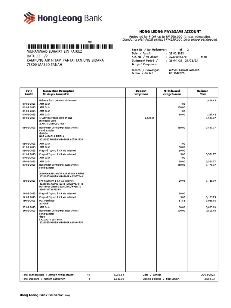 HLB Receipt-2023-03-08 3 | PDF