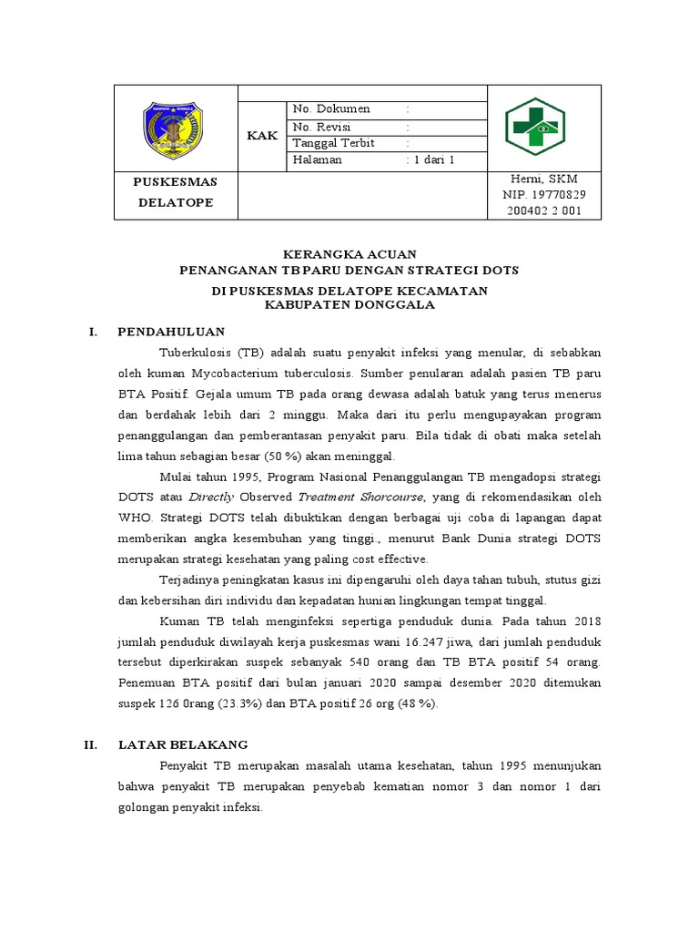 Kak & Pedoman TB | PDF