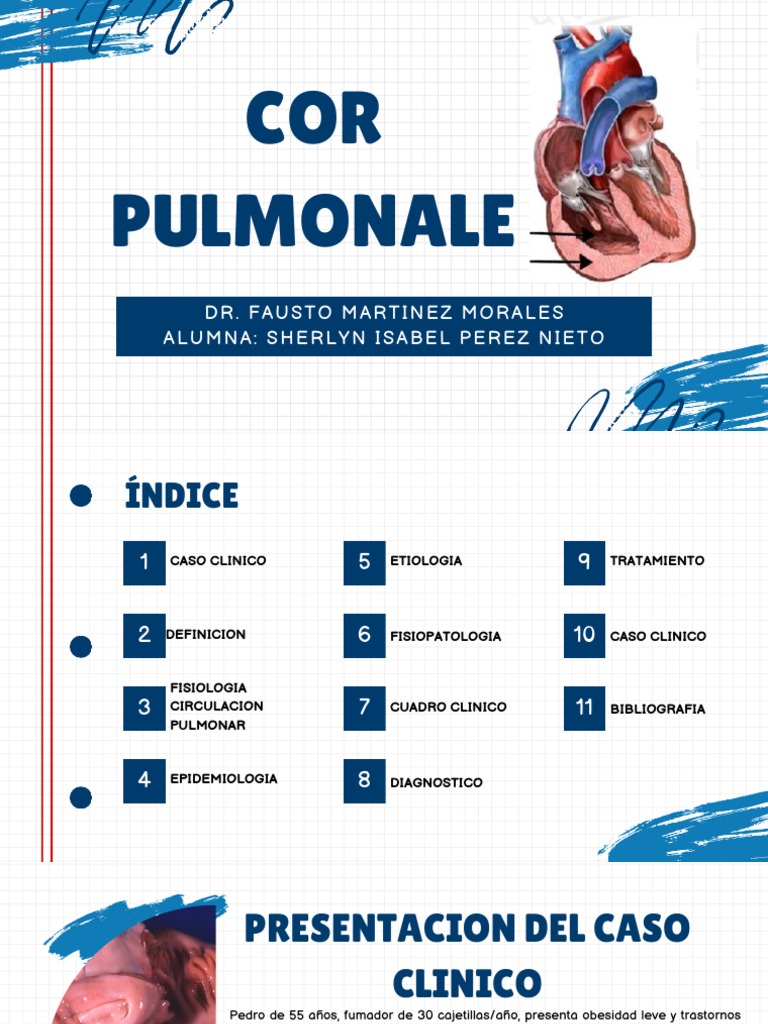 Cor Pulmonale | PDF | Órgano (anatomía) | Medicina CLINICA