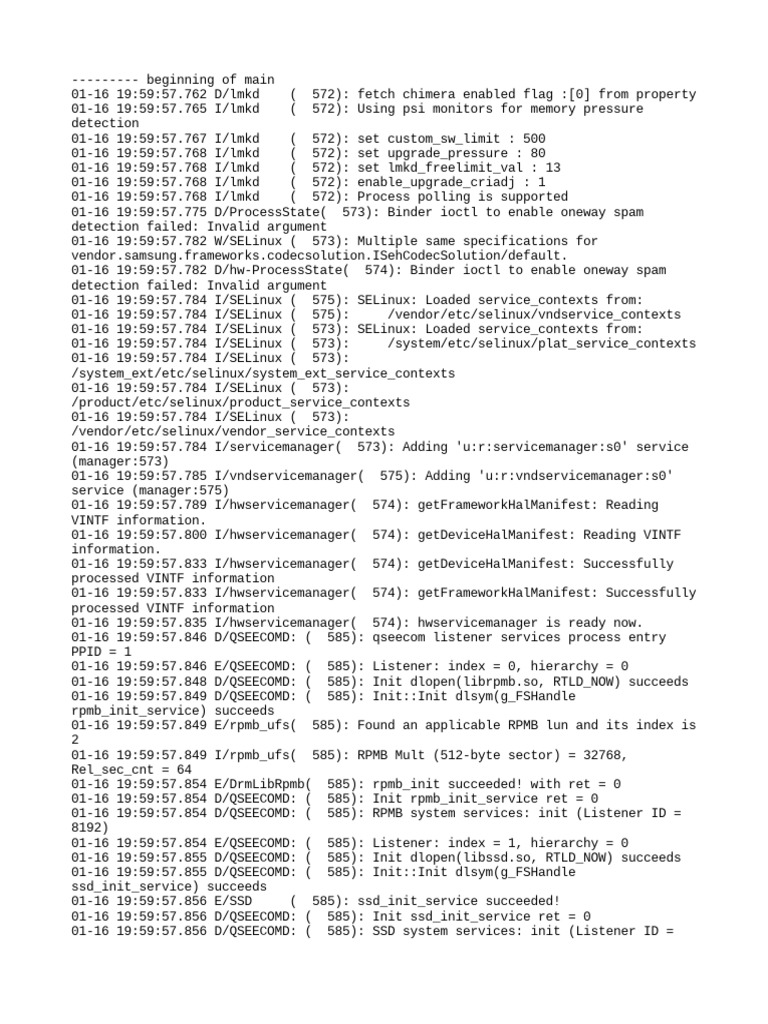 Logcat Prev CSC Log | PDF | Proprietary Software | Computer Science