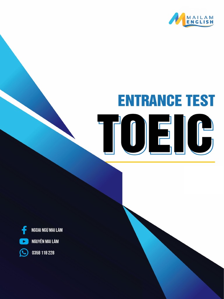 Listening & Reading - Entrance Test (Mini) | PDF | Books | Reading ...