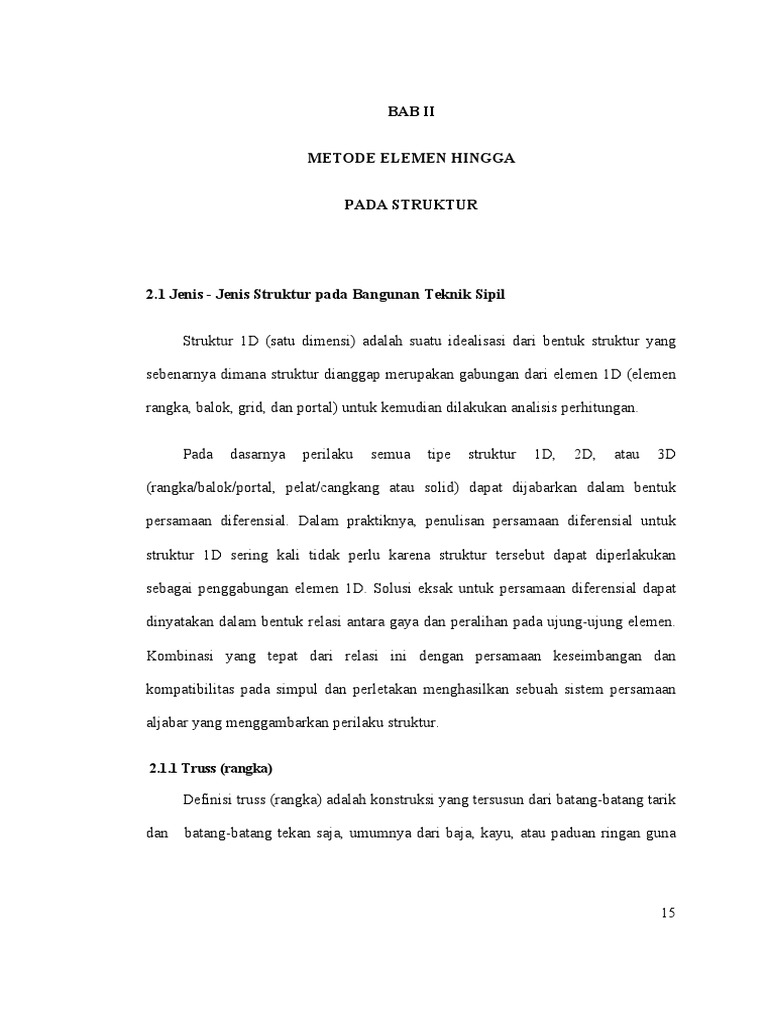 Materi Metode Element Hingga | PDF