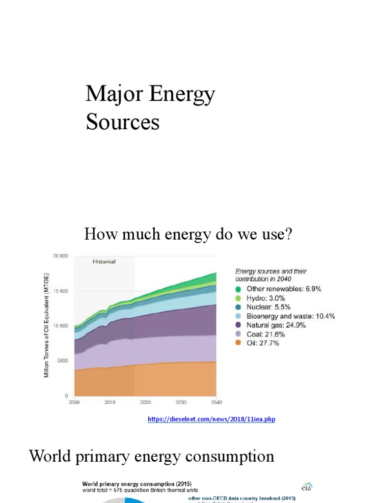 Major Energy Sources | PDF | Renewable Energy | Biomass