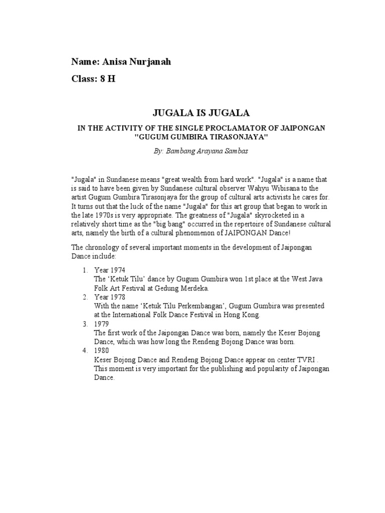 Jugala Is Jugala | PDF