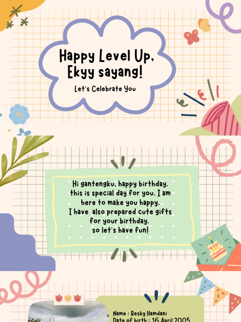 Happy Level Up Kyy!! | PDF