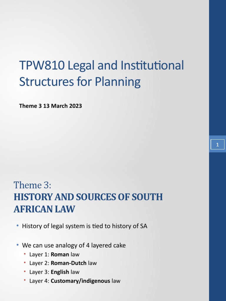 South African Legal History | PDF | Byzantine Empire | Roman Law
