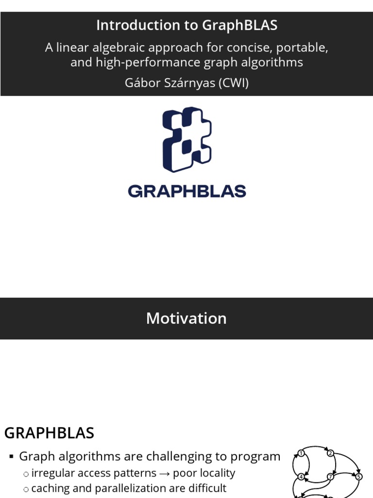 Graphblas Introduction | PDF | Matrix (Mathematics) | Discrete Mathematics
