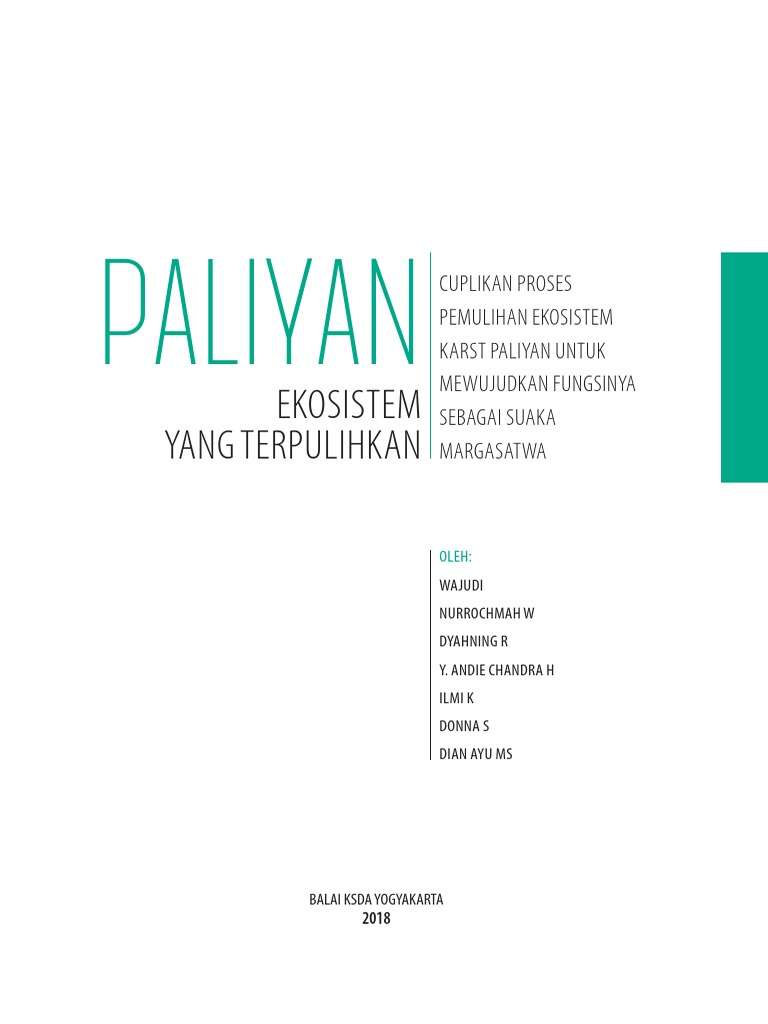 Paliyan Ekosistem Yang Terpulihkan | PDF