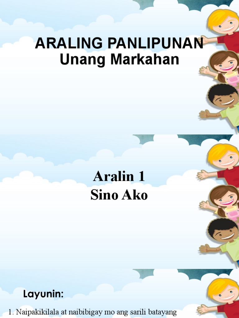 Aralin 1 - Unang Markahan | PDF