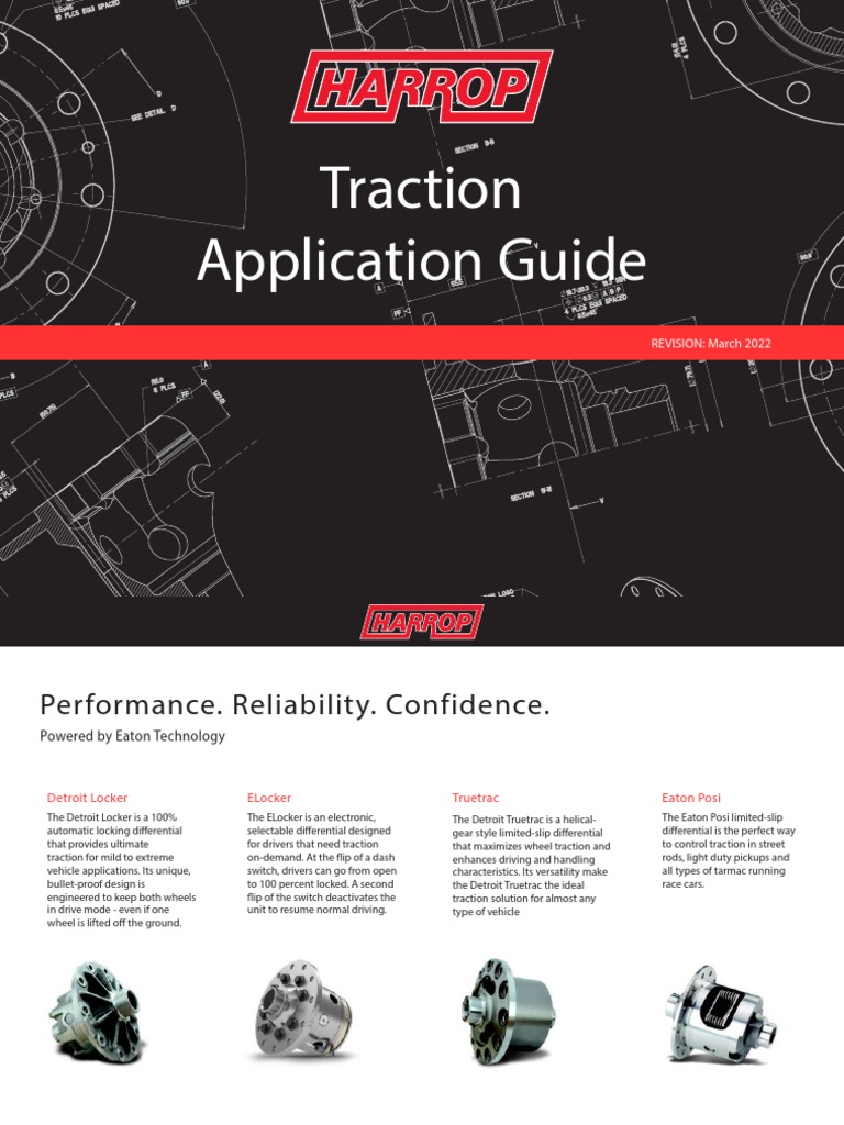 Harrop Traction Application Guide | PDF | Axle | Land Vehicles