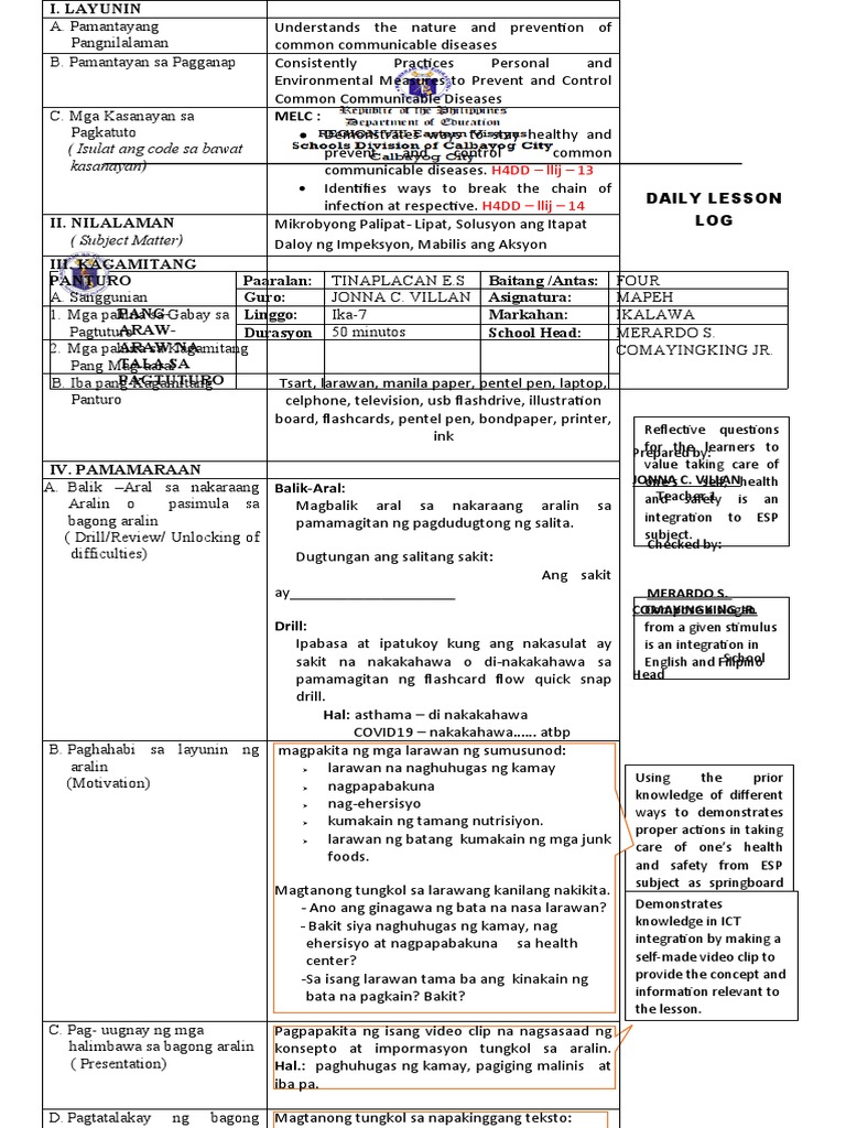 Co Mapeh 4 Health | PDF