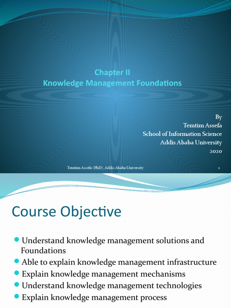 Chapter 2-KM Foundations | PDF