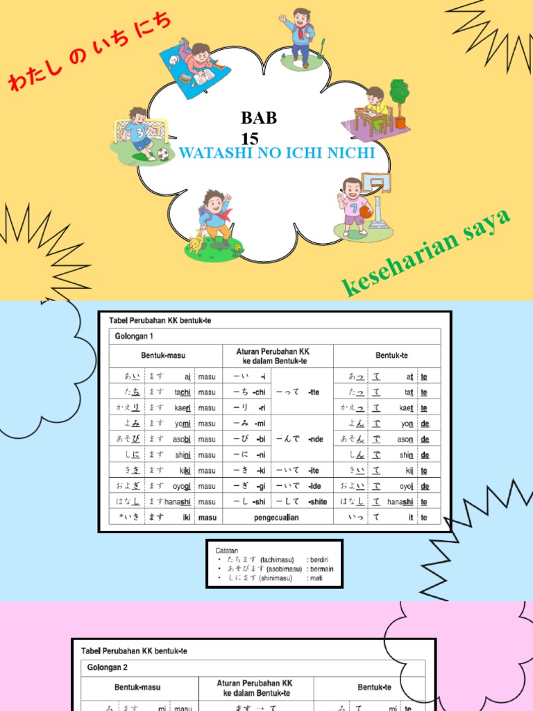 Bab 15 Watashi No Ichi Nichi | PDF