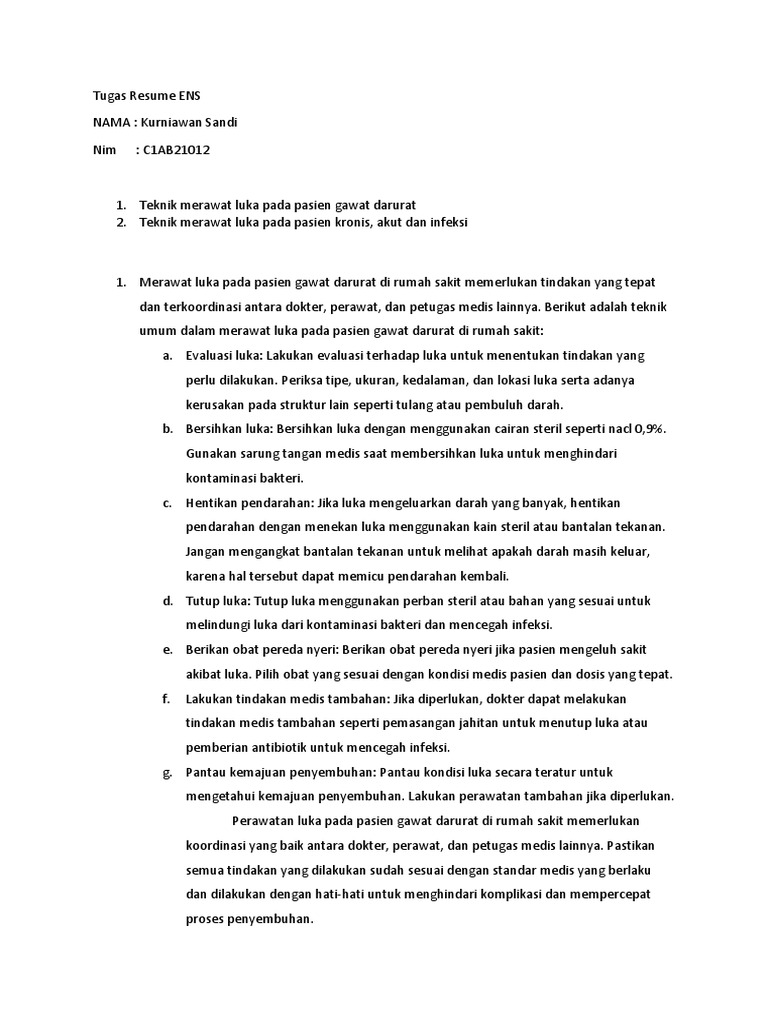 Tugas ENS - Kurniawan Sandi | PDF