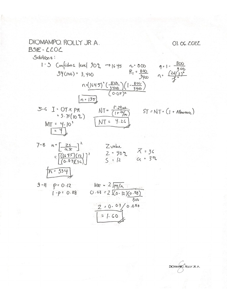 WSM Final's Solutions | PDF
