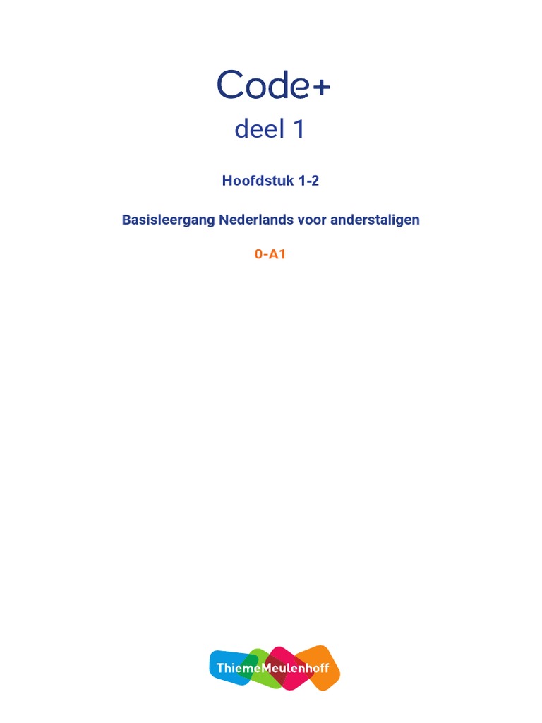 Code+ deel 1 - H1-2 | PDF