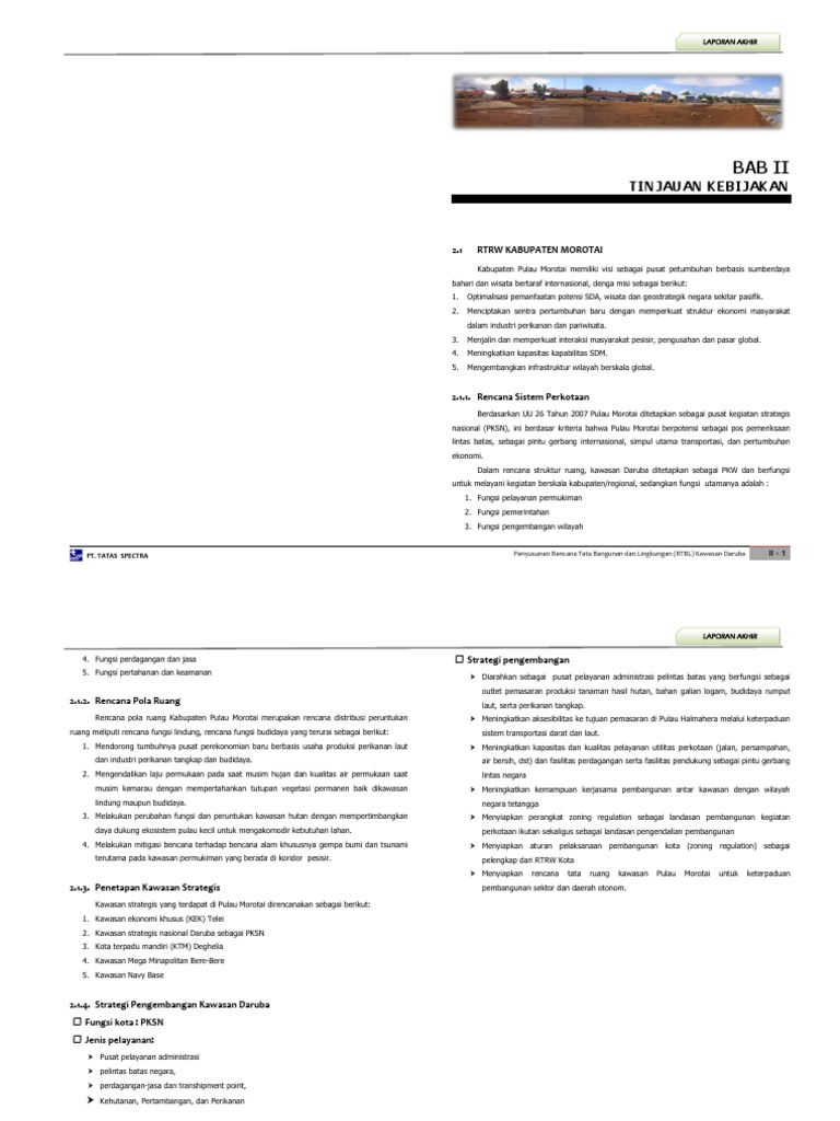 Tinjauan Kebijakan RTBL | PDF