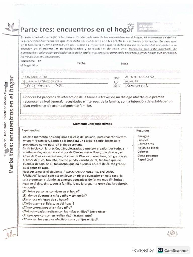 Encuentro en el hogar | PDF