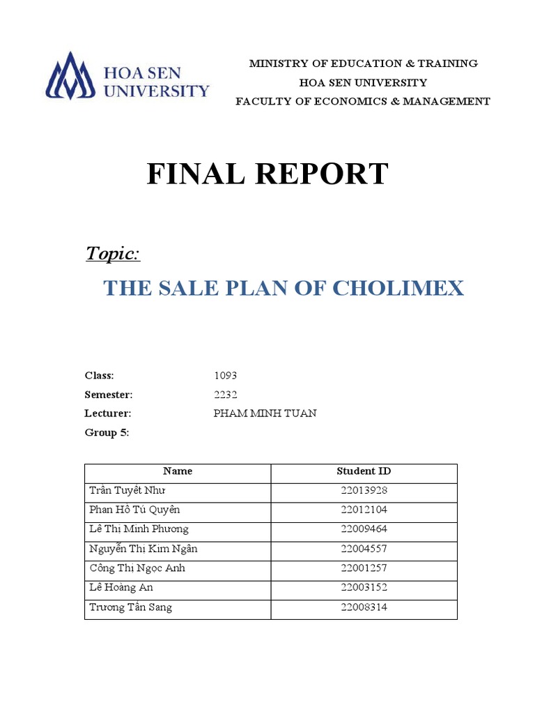 CHOLIMEX SALE PLANS-finish | PDF