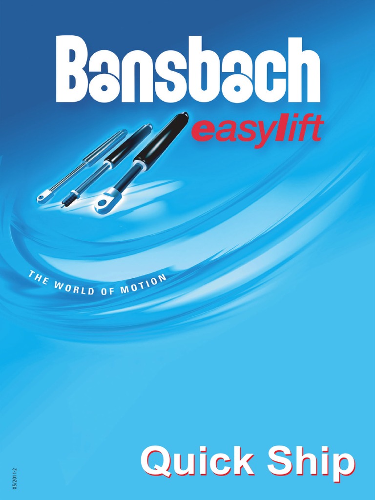 BANSBACH Gas Springs Quick Ship Catalogue 2011en | PDF | Engines ...