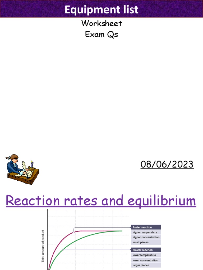 Understanding Reaction Rates and Equilibrium | PDF | Reaction Rate ...