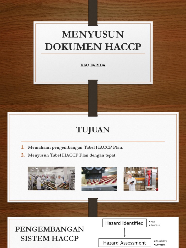 Menyusun Dokumen HACCP | PDF