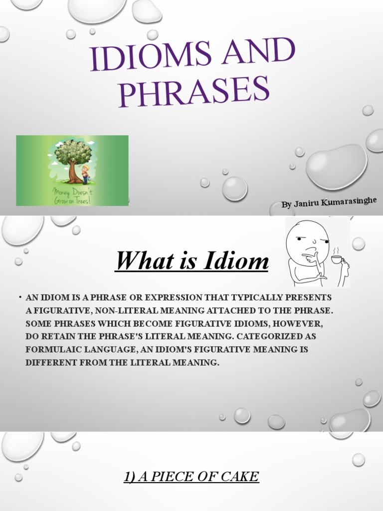 Idioms and Phrases | PDF