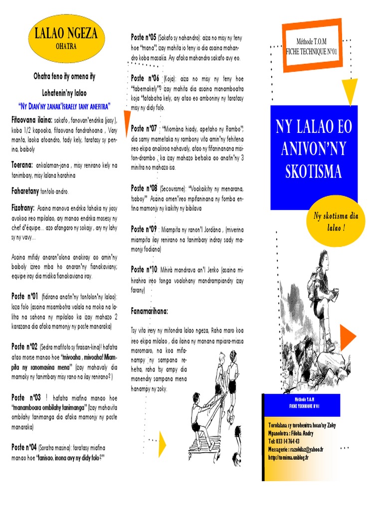 Scoutisme Fiche N 1 Lalao | PDF