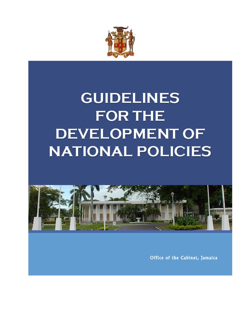 Jamaica National Policy Development Guide | PDF | Policy | Evaluation