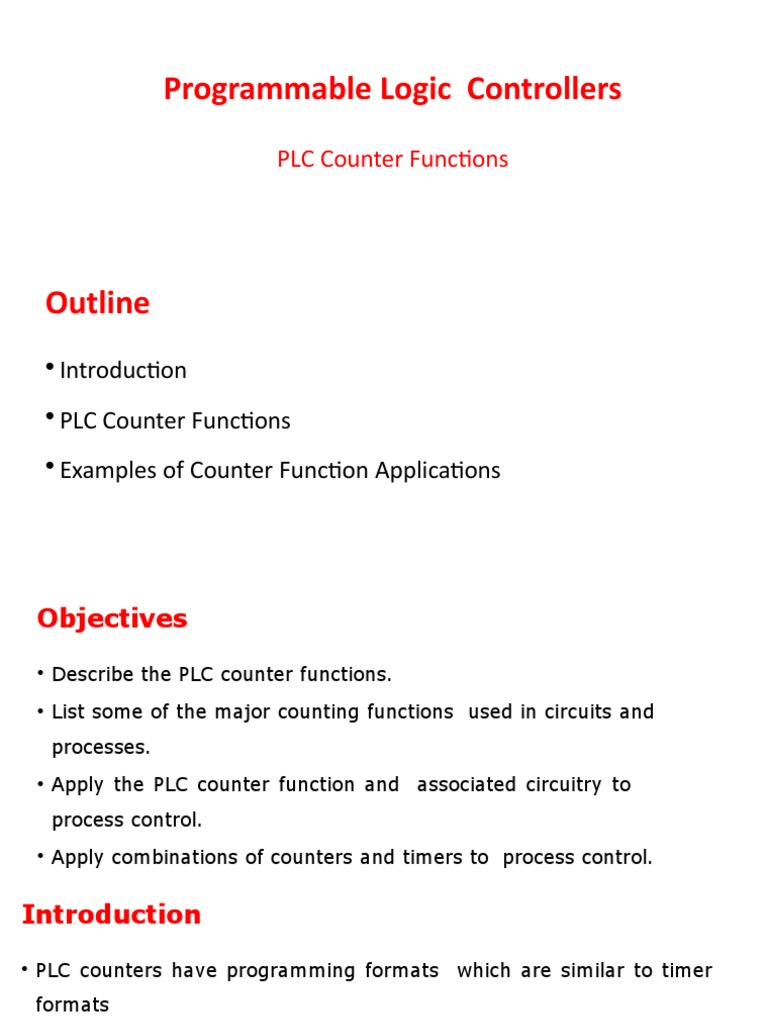 Unit 2 3 PLC Counters Students Notes | PDF | Programmable Logic ...