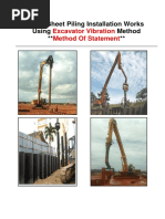 Method Statement For Piling Works PDF | PDF | Deep Foundation | Surveying