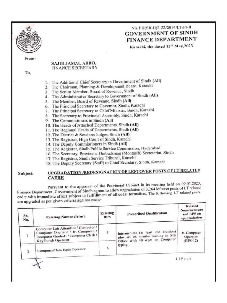 ICT notification | PDF